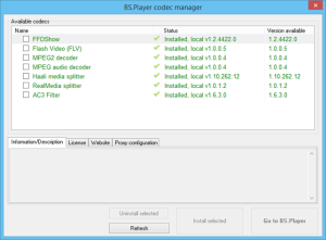 BS Player, λήψη και εγκατάσταση codecs - Techster.gr